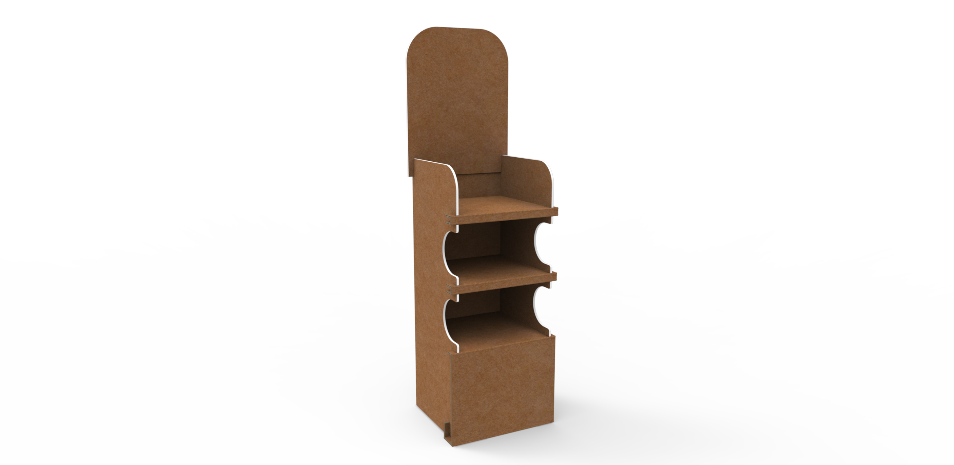 POS DISPLAY VENECIA WITH OUTER SHELF - Ability Internacional